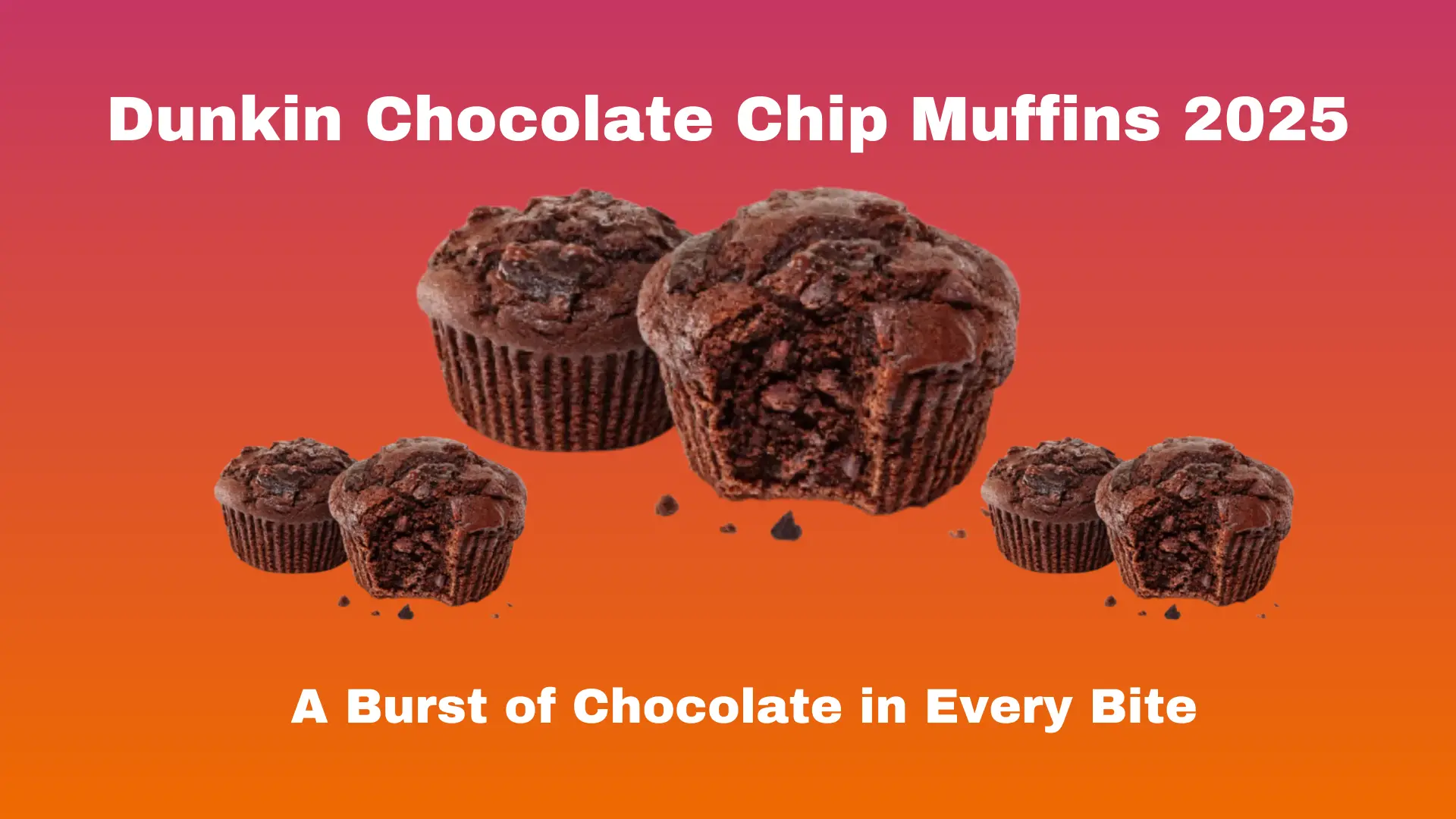 Dunkin Chocolate Chip Muffins 2025 | Taste Chocolate Magic
